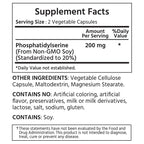 200 mg phosphatidyl serine capsules