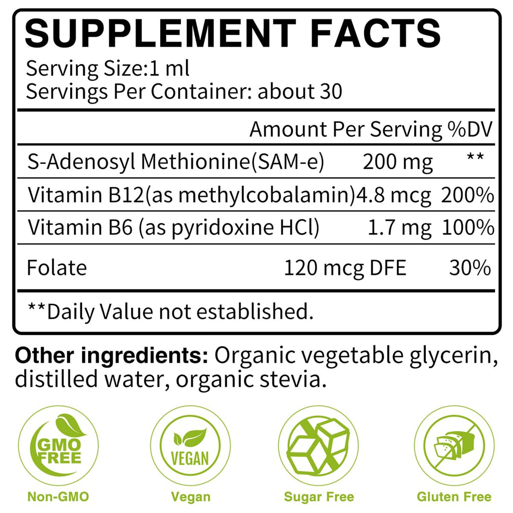 200 mg SAM-e for mood support