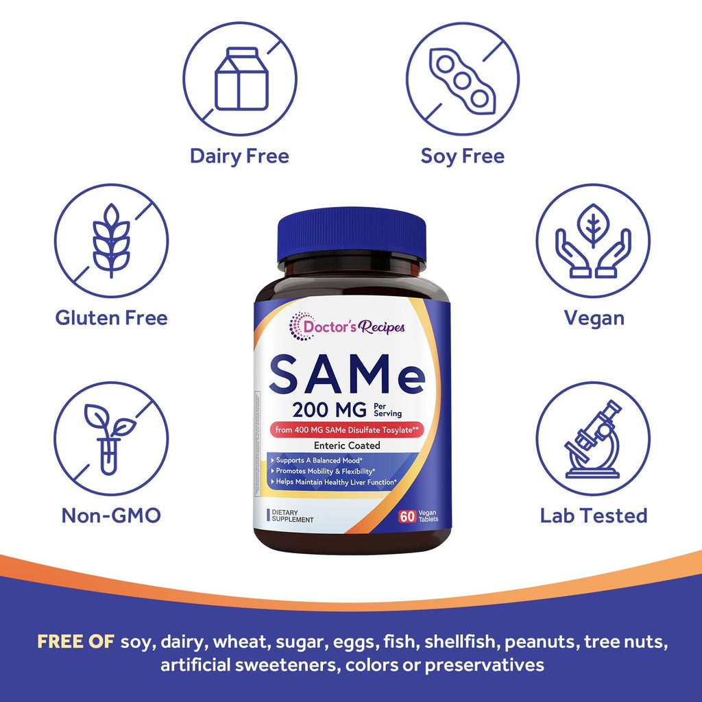 200 mg SAM-e for stress relief