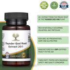200 mg Thunder God Vine for natural health