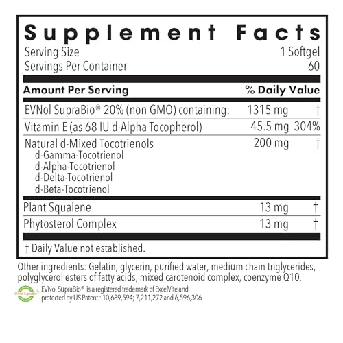 200 mg tocotrienols for heart health