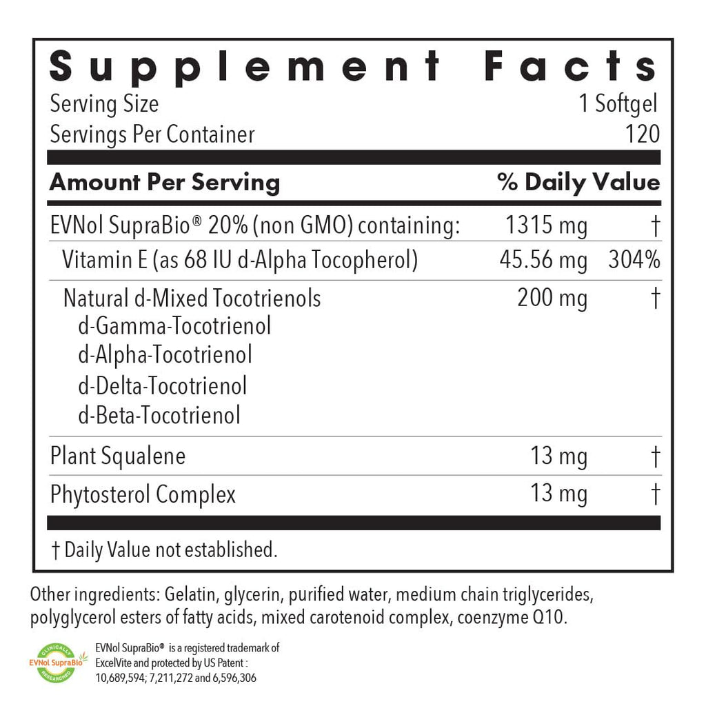 200 mg tocotrienols softgels for health