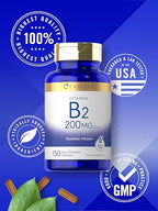 200 mg vitamin B2 for metabolism