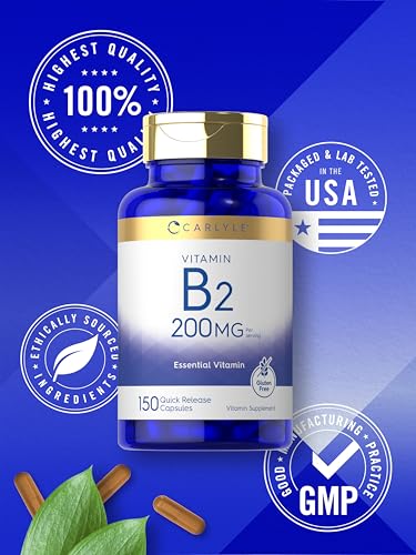 200 mg vitamin B2 for metabolism