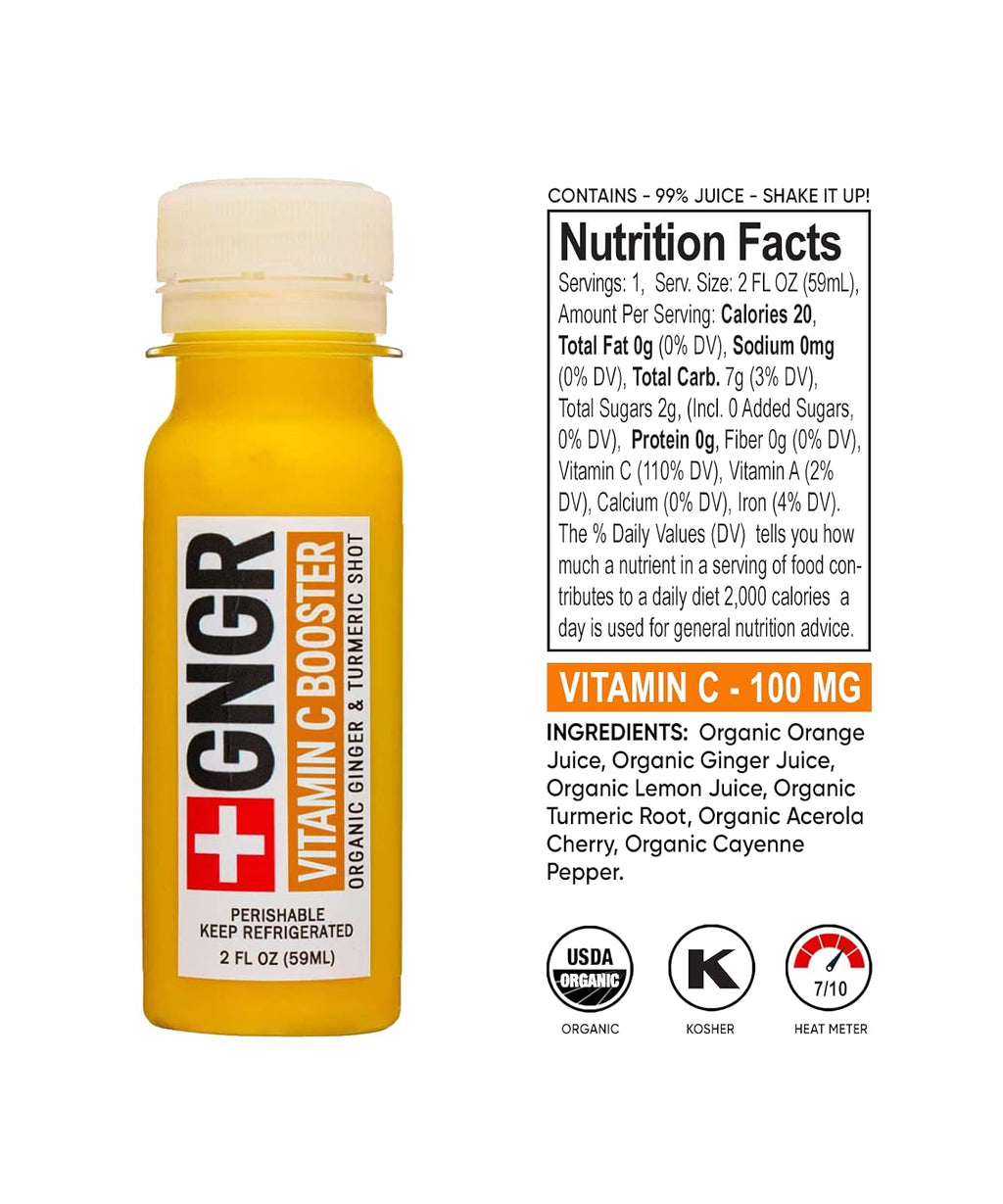 200 mg vitamin C ginger shot