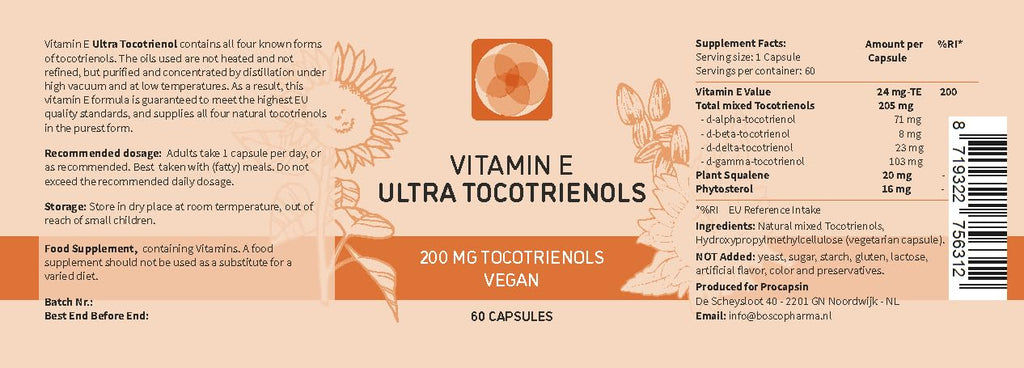 200 mg vitamin E for healthy skin