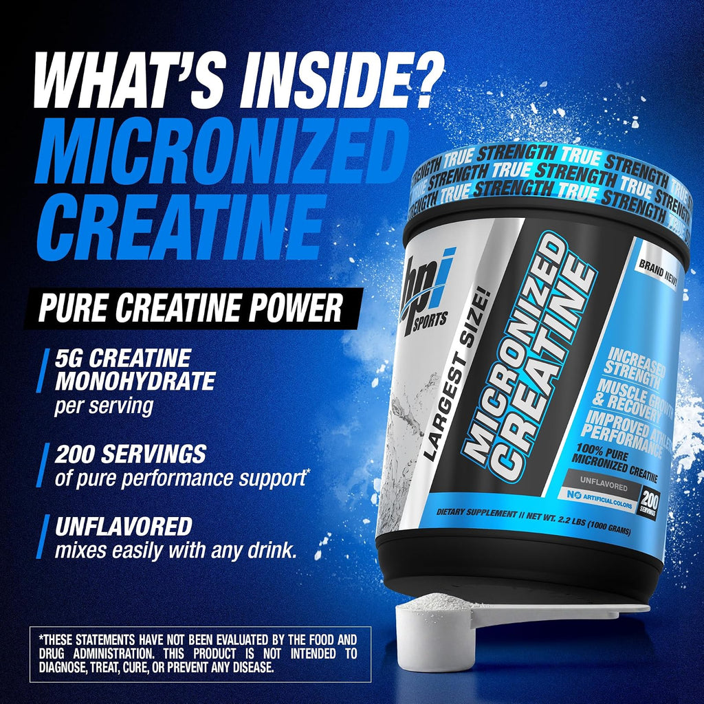 200 servings of creatine supplement