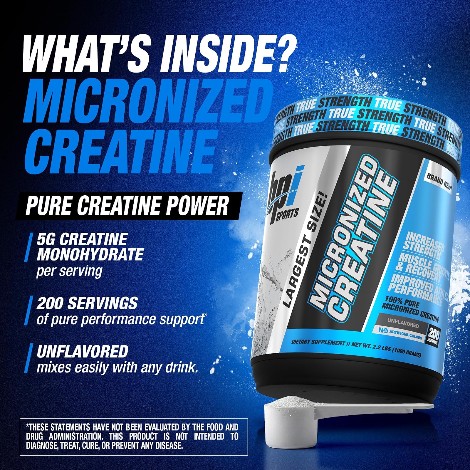 200 servings of creatine supplement