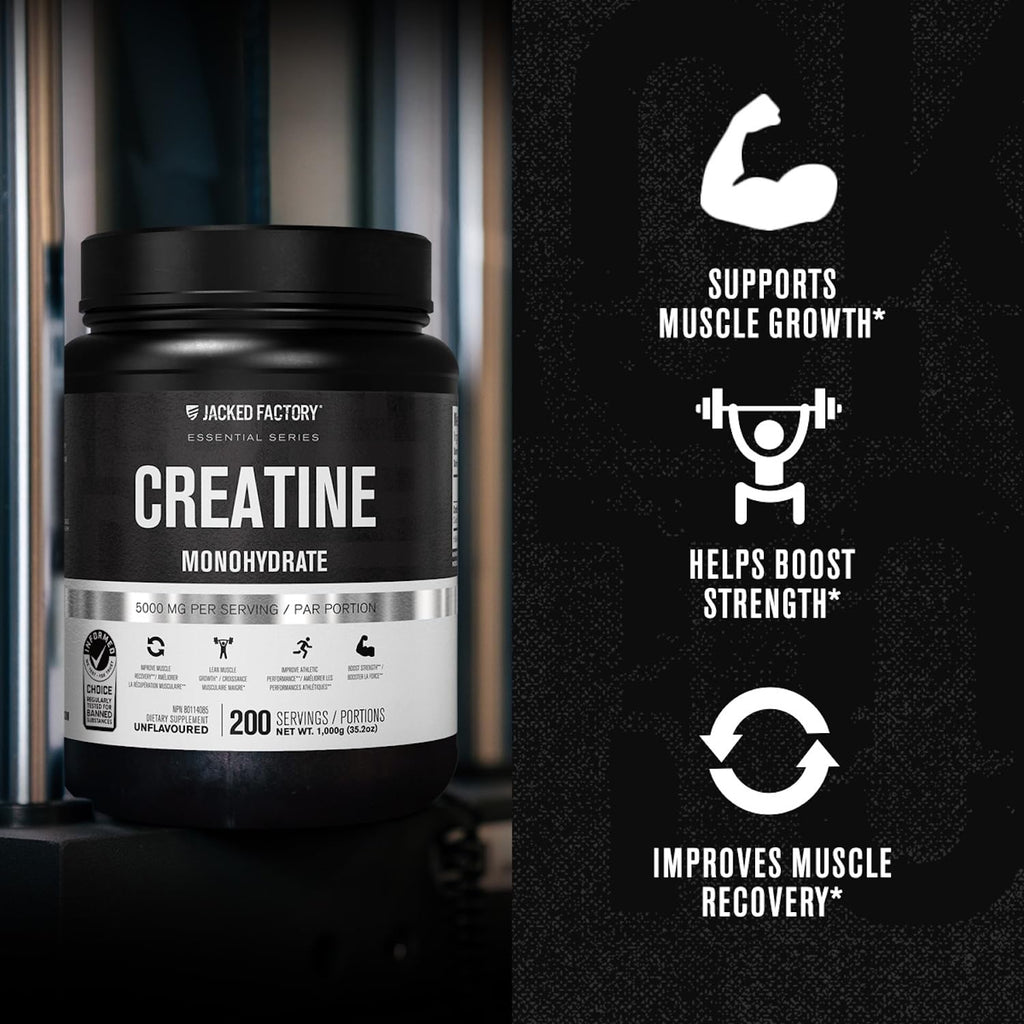 200 servings of pure creatine
