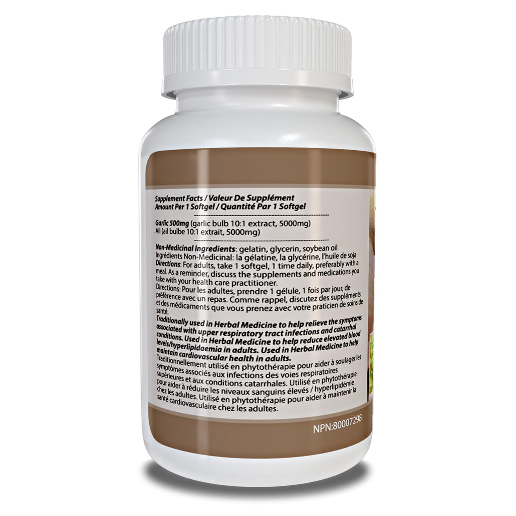 200 softgels of aged garlic extract