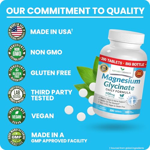 200 tablets of magnesium for daily use