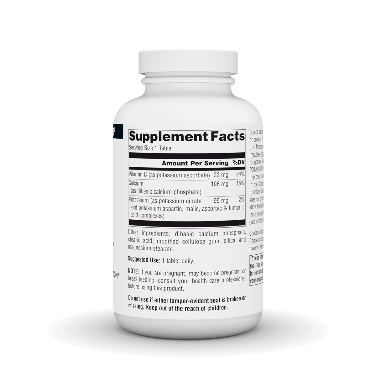 200 tablets of potassium for energy