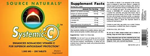 200 tablets of Vitamin C