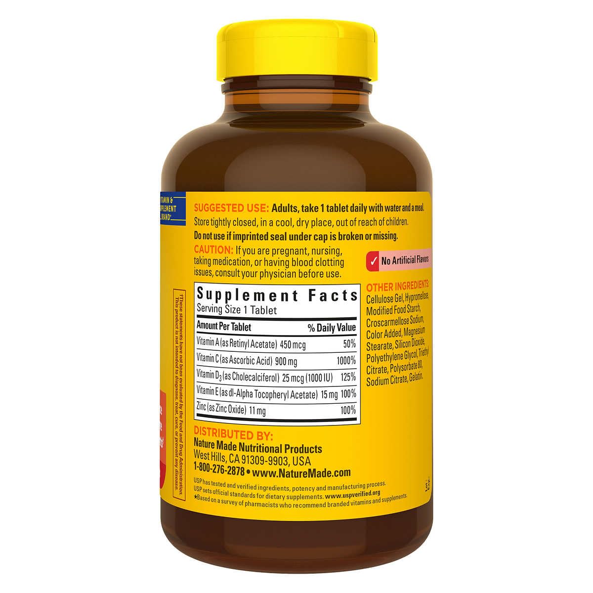 200 tablets of zinc for health