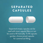 2000 count empty capsules for supplements