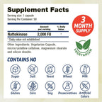 2000 FU Nattokinase capsules