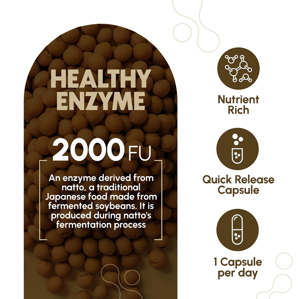 2000 FU Nattokinase dosage benefits