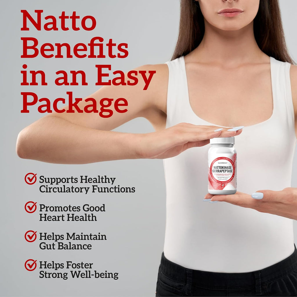 2000 FU nattokinase enzyme capsules