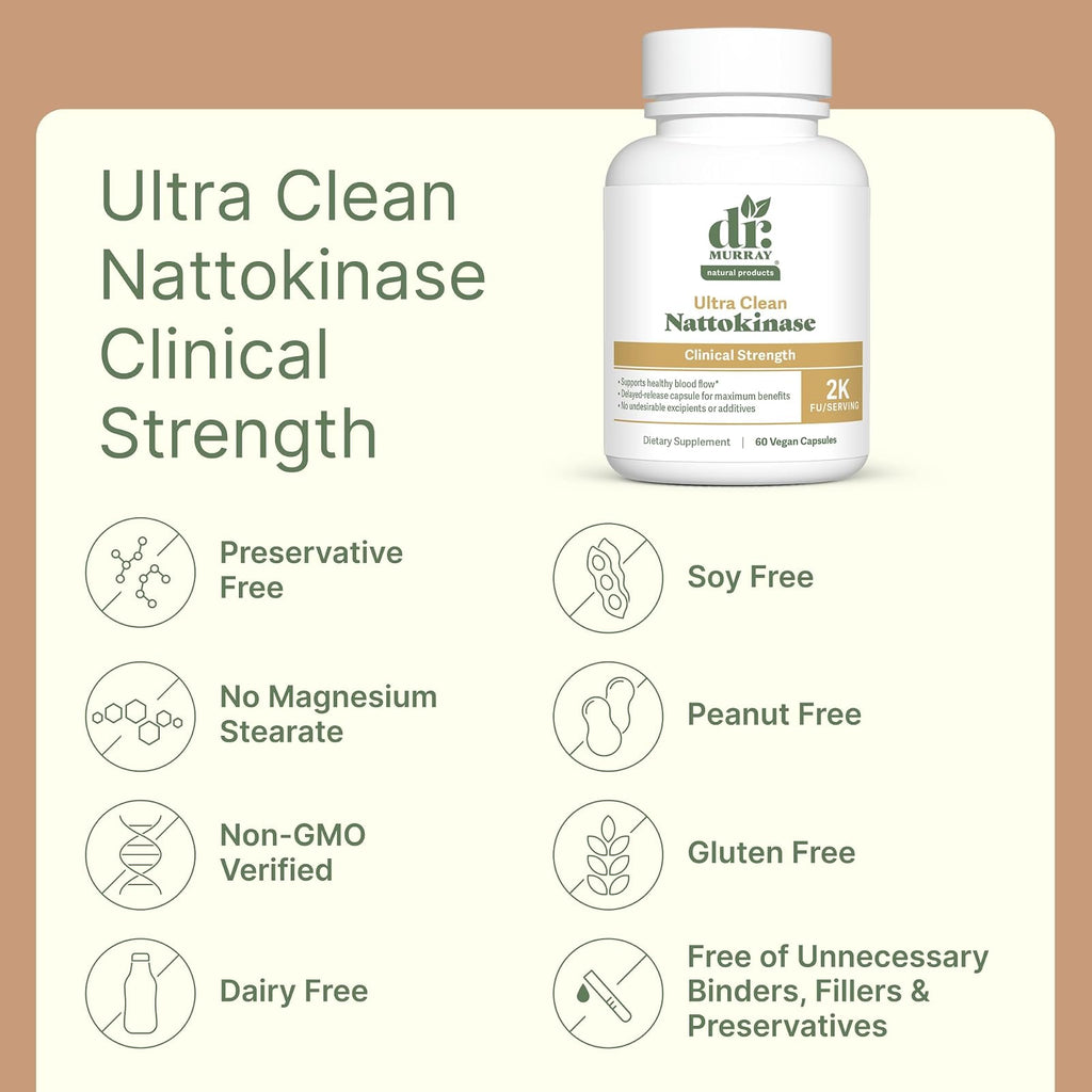 2000 FU nattokinase for heart health