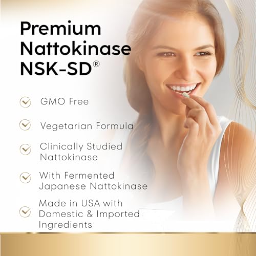 2000 FU nattokinase for optimal heart function