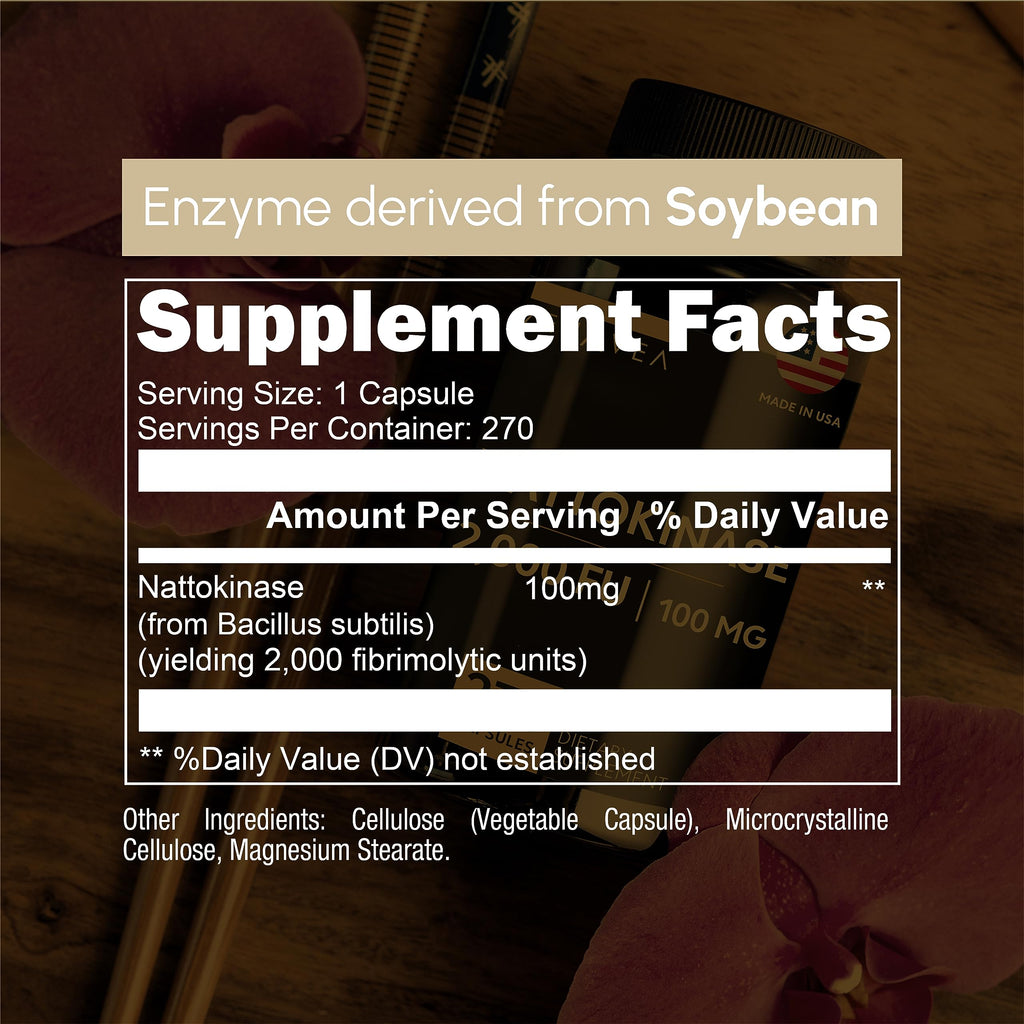 2000 FU Nattokinase for wellness