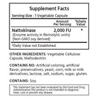 2000 FU nattokinase health supplement