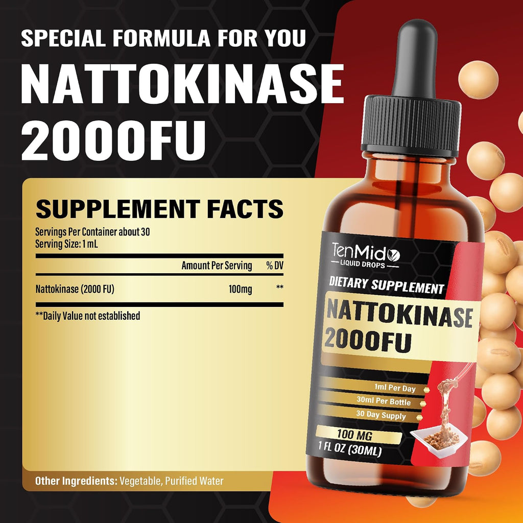 2000 FU Nattokinase multivitamin benefits