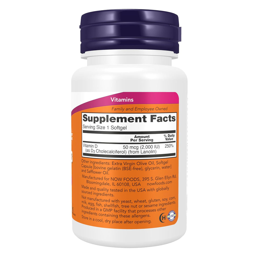 2000 IU Vitamin D-3 benefits