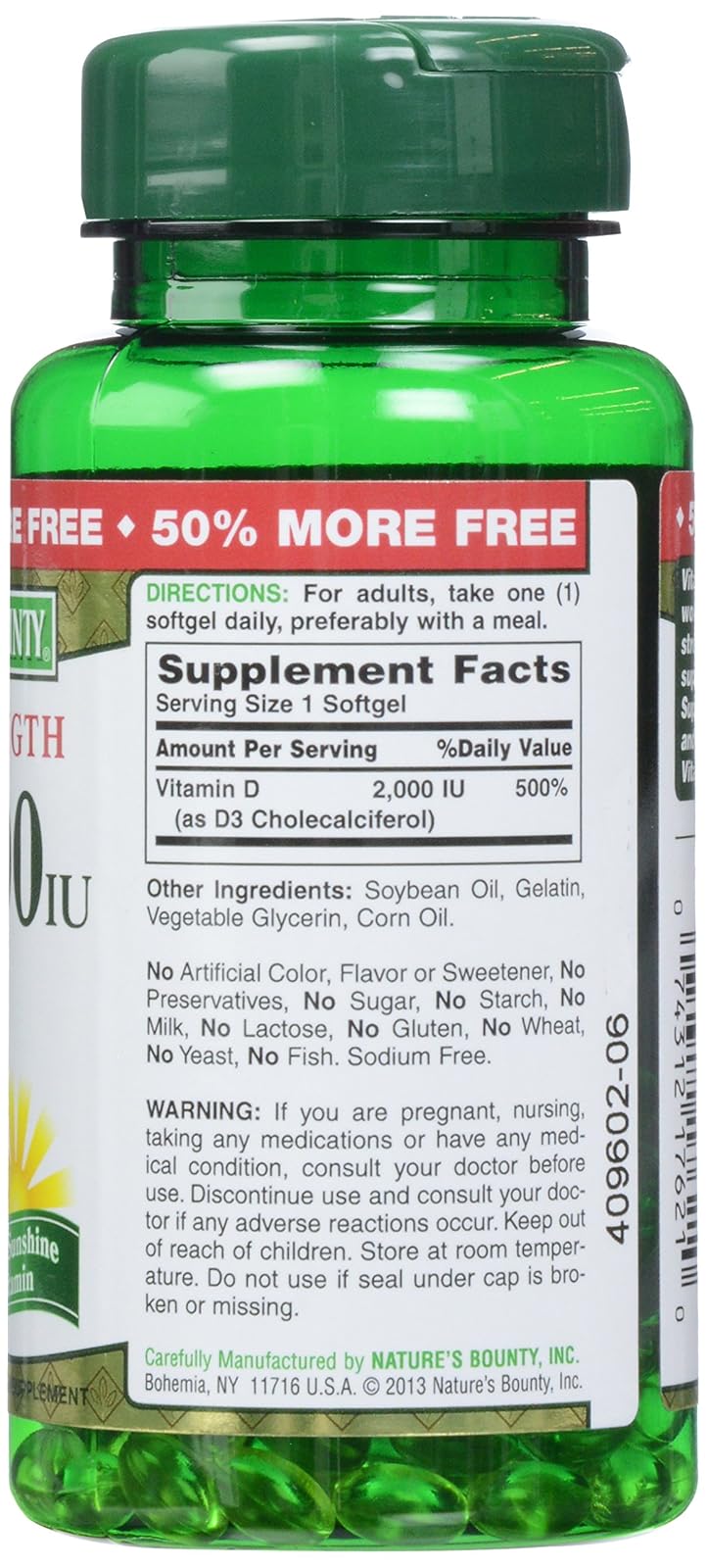 2000 IU Vitamin D for immunity