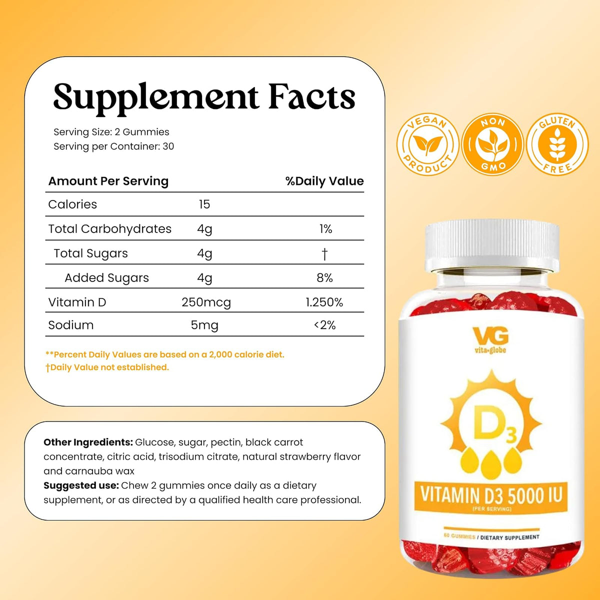 2000 IU Vitamin D for immunity
