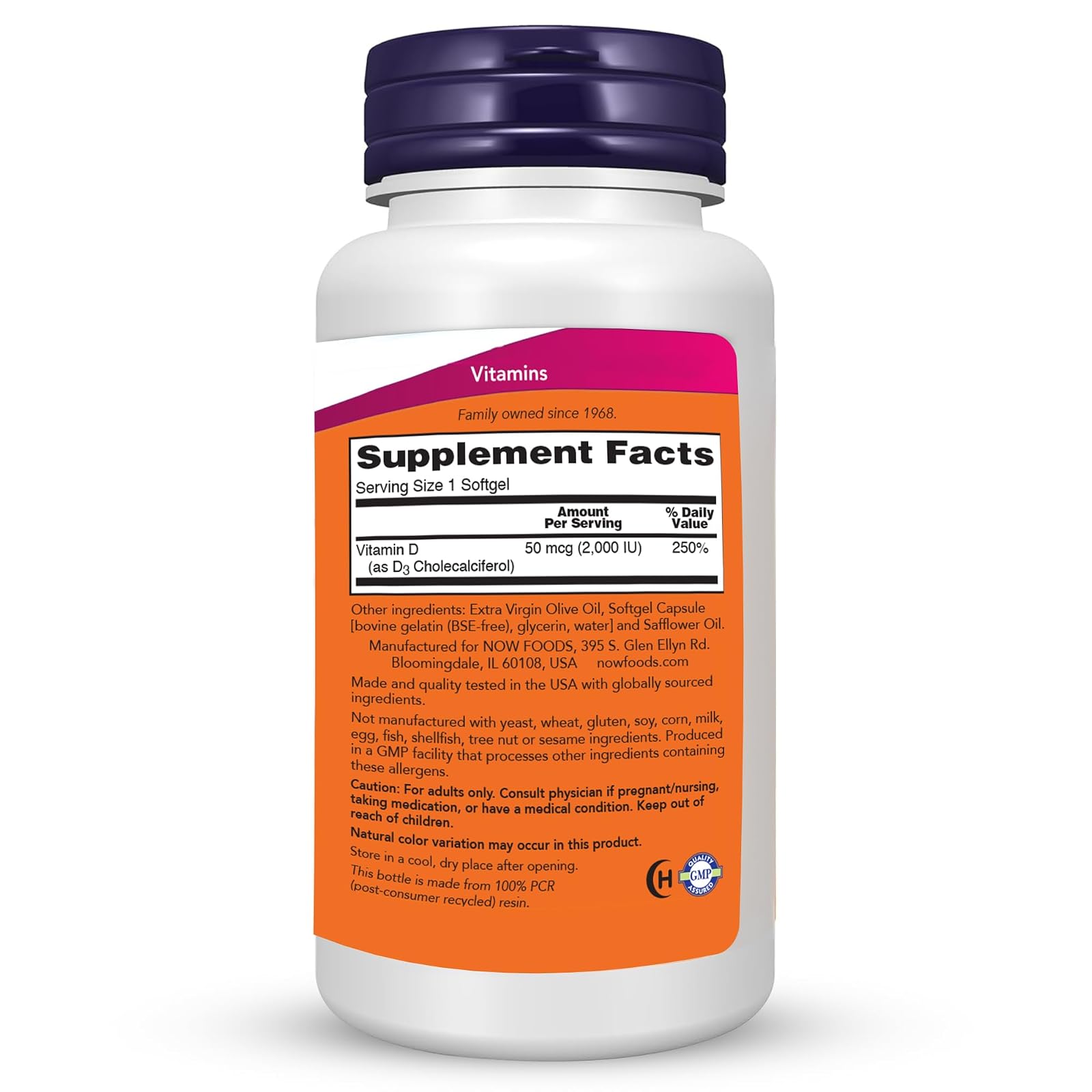 2000 IU Vitamin D for immunity
