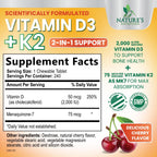 2000 IU vitamin D supplement