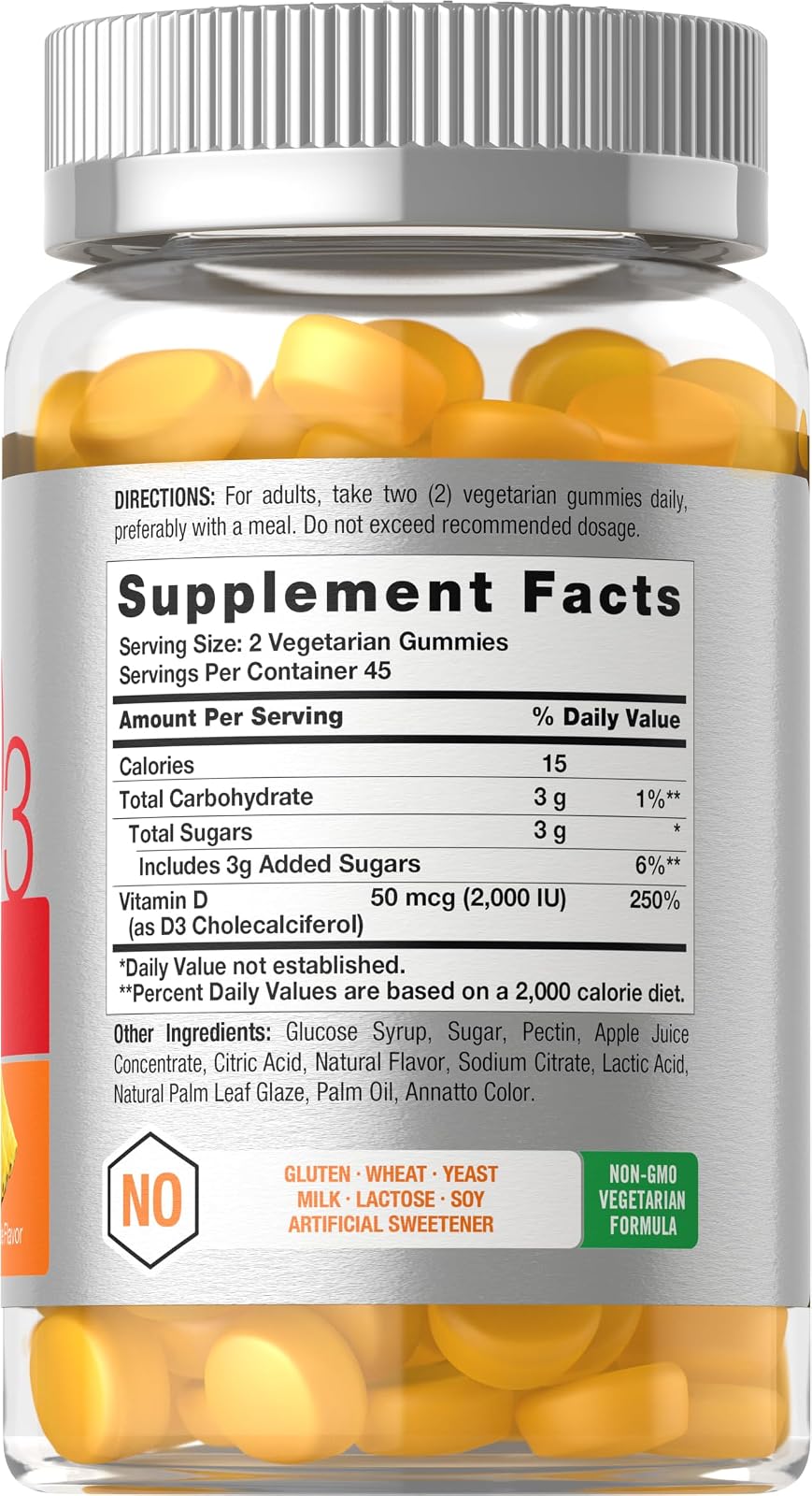 2000 IU Vitamin D3 for immunity