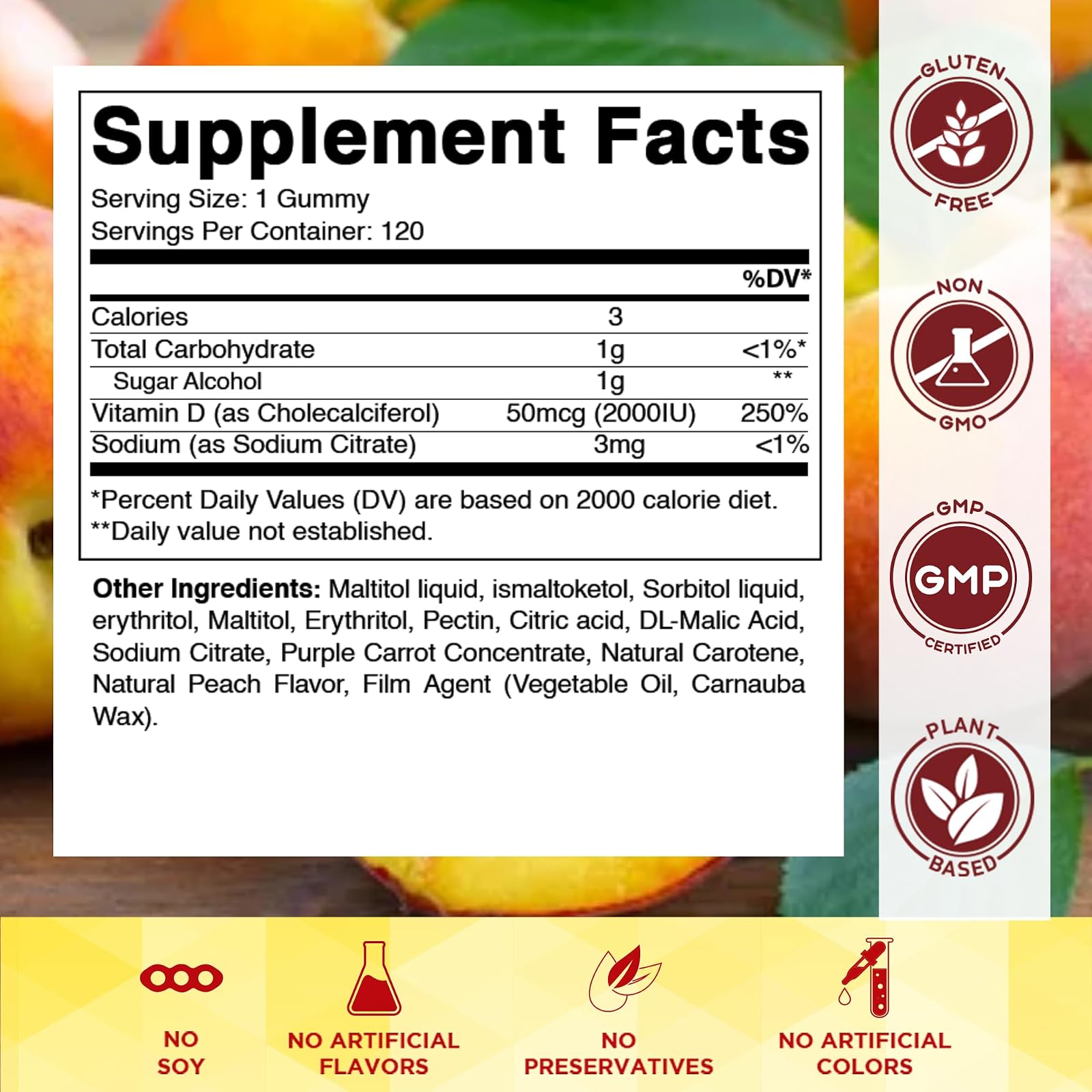 2000 IU Vitamin D3 for immunity