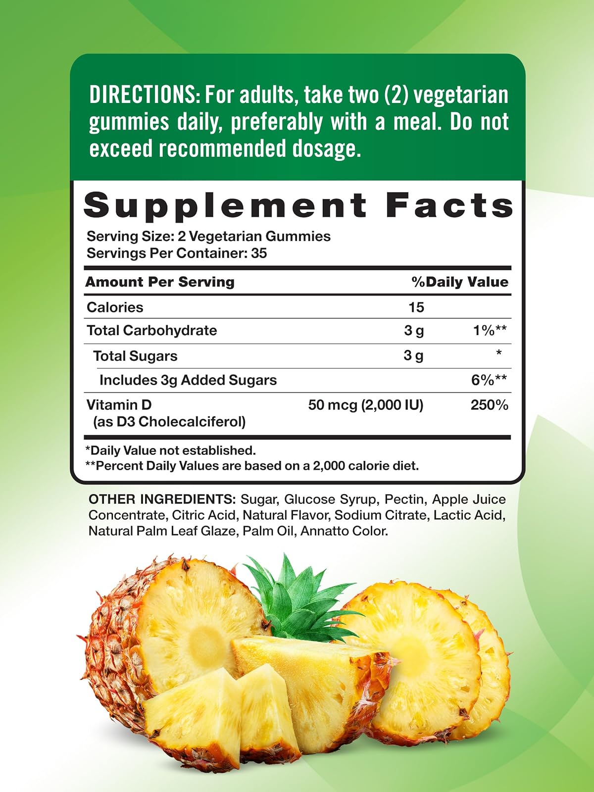 2000 IU Vitamin D3 for immunity