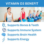2000 IU vitamin D3 gummies for health