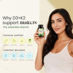 2000 IU Vitamin D3 K2 benefits