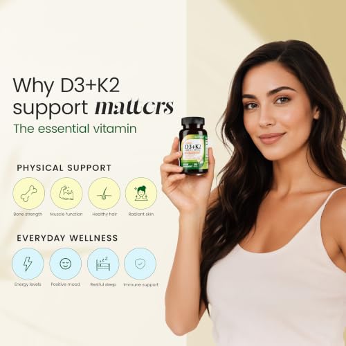 2000 IU Vitamin D3 K2 benefits