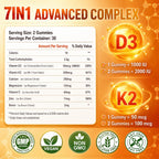 2000 IU Vitamin D3 K2 benefits