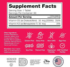 2000 IU vitamin D3 K2 for kids