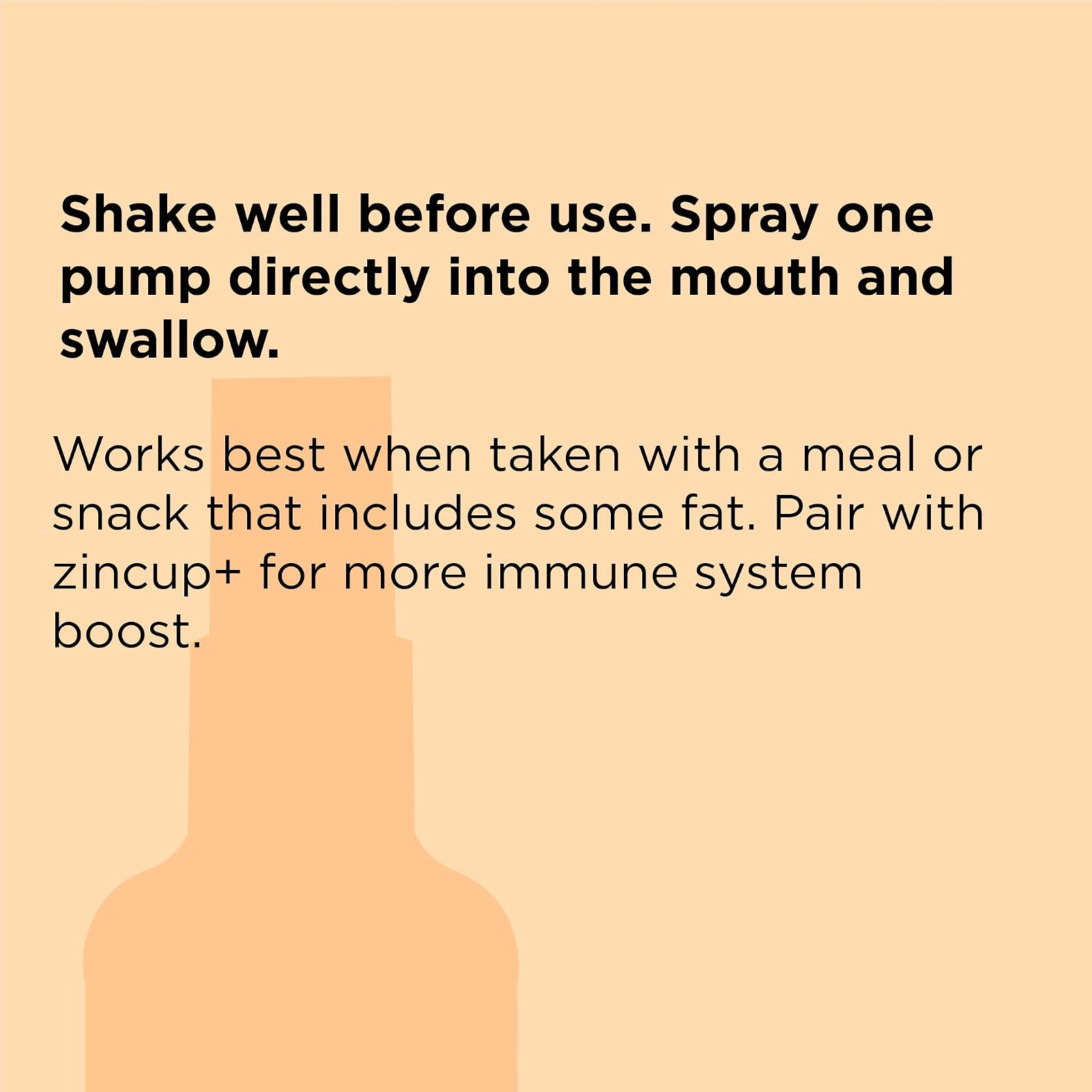 2000 IU vitamin D3 spray for bone health
