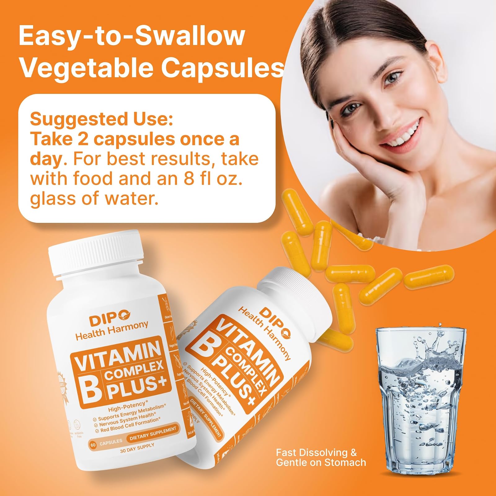 2000 mcg Vitamin B12 supplement