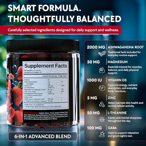 2000 mg ashwagandha gummies for wellness