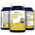 2000 mg BCAA capsules for athletes