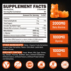 2000 mg Beta Alanine pre-workout supplement