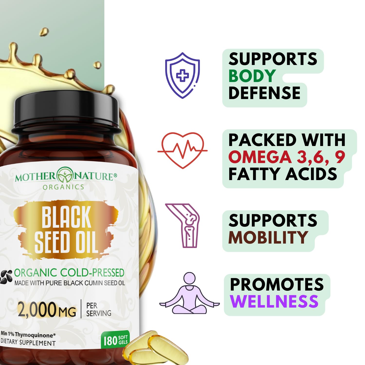 2000 mg black seed oil dosage