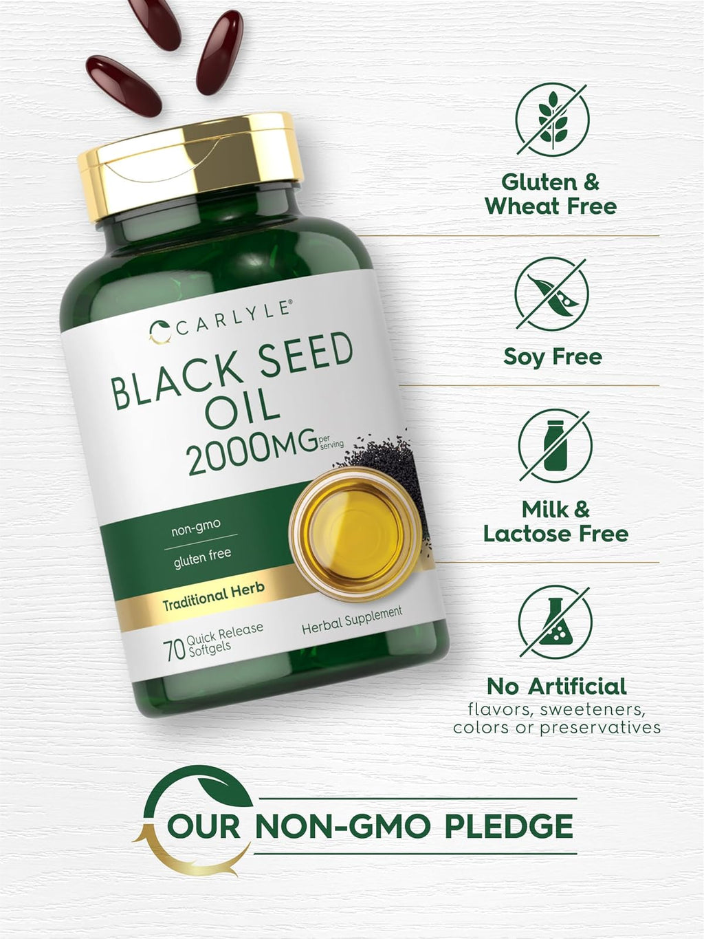 2000 mg black seed oil dosage