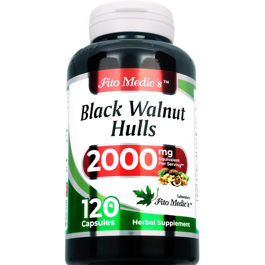 2000 mg black walnut hull detox supplement
