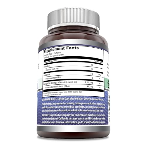 2000 mg borage oil benefits