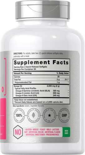 2000 mg borage oil softgels